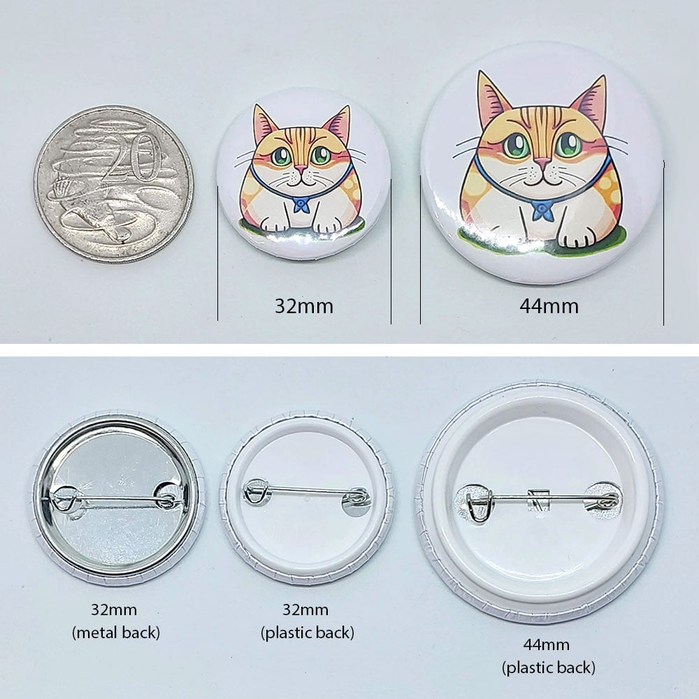 Custom Button Badges – Your design – Loliglo Creative